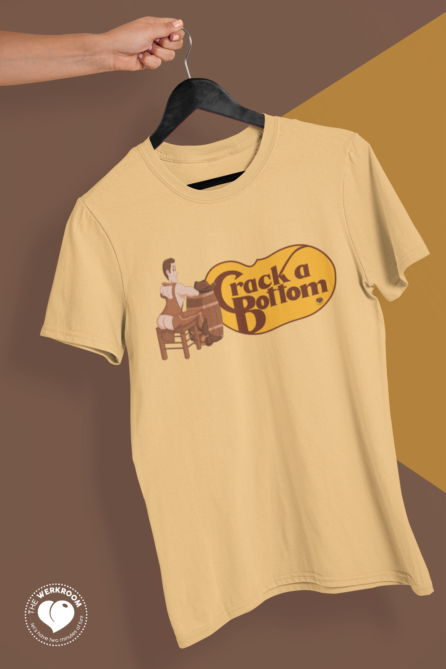 Crack a Bottom T-Shirt | The Pride Store